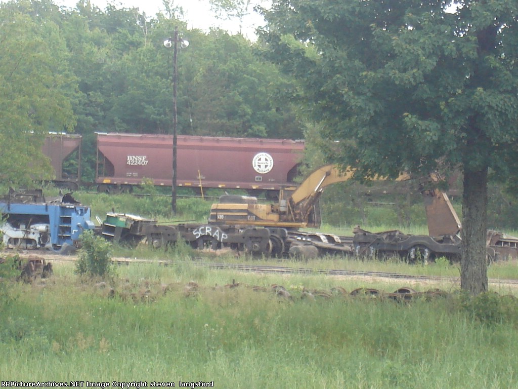 THE REMAINS OF LS&I engine # 3050